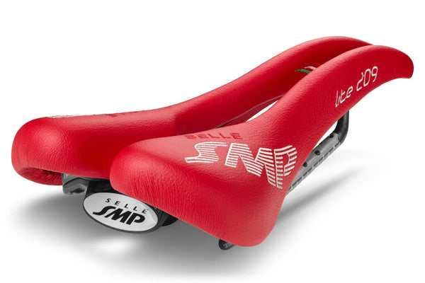 Selle SMP Lite 209 Saddle with Carbon Rails (Red) – Summit Prestige