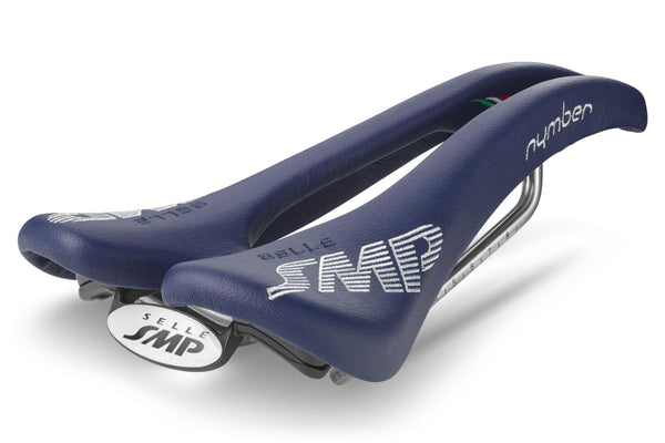 Selle SMP Nymber Saddle with Steel Rails (Blue) – Summit Prestige