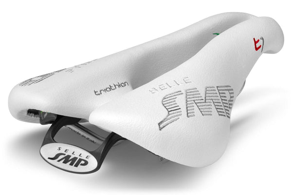 Selle SMP Triathlon T1 Saddle with Steel Rails (White) – Summit Prestige
